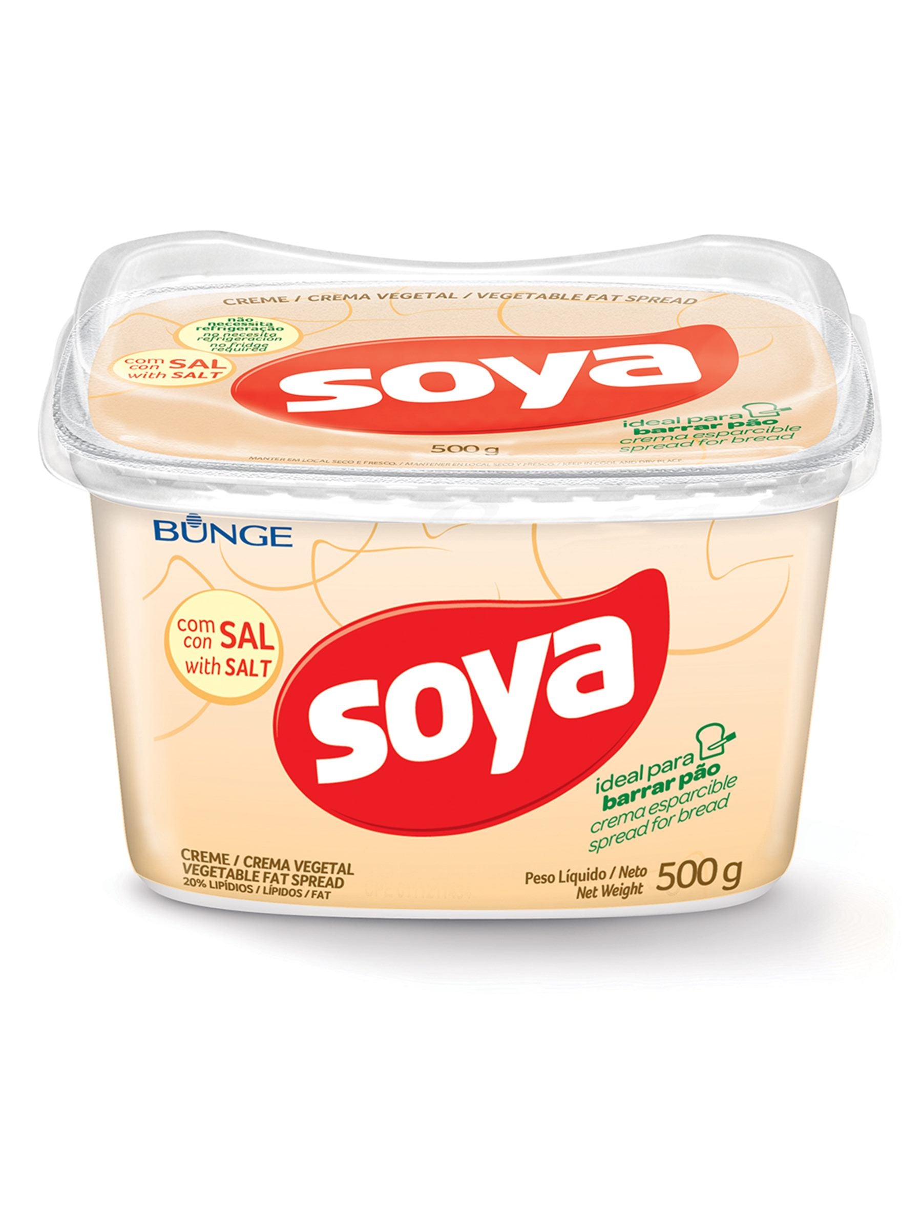 Crema vegetal con sal 500 Grs. Soya – Soldo Hnos.